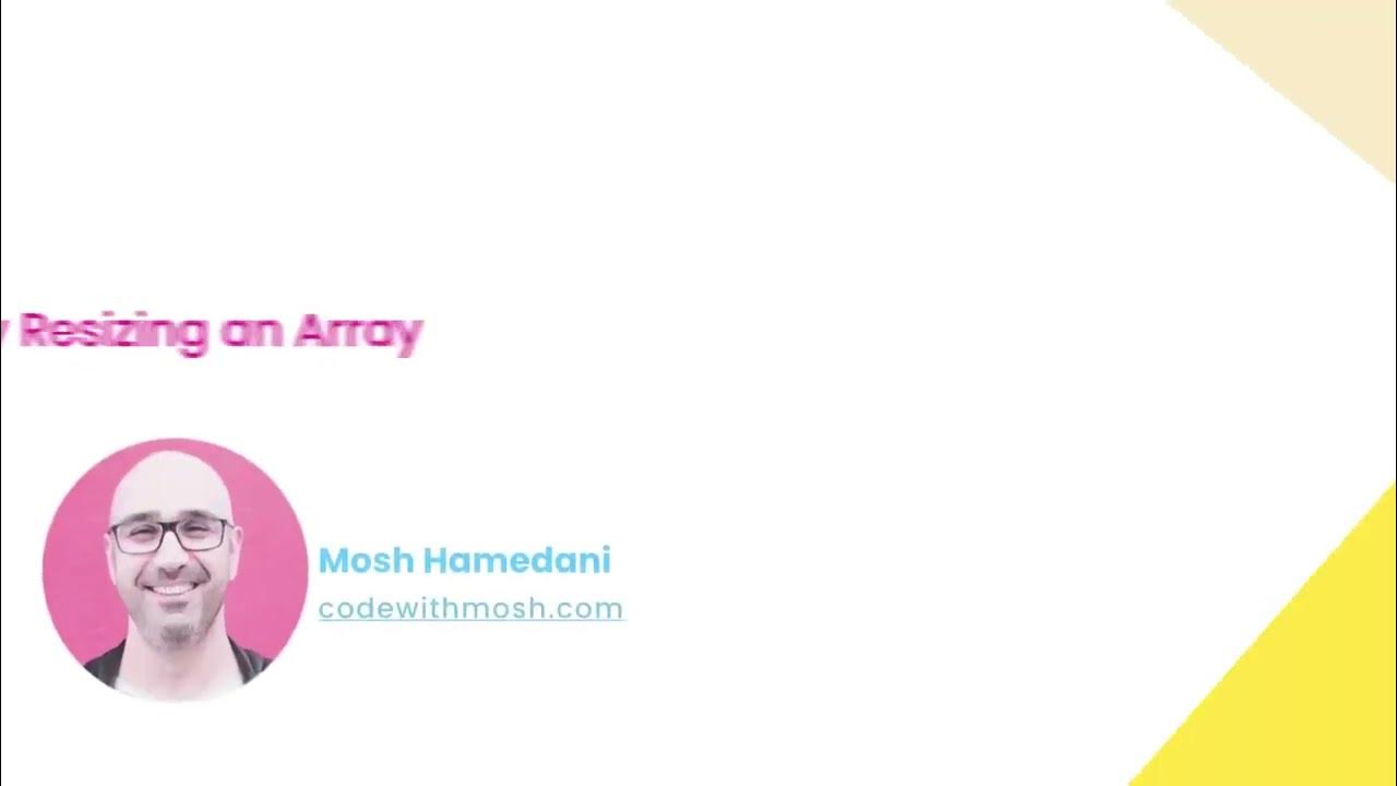 77 Dynamically Resizing an Array - YouTube