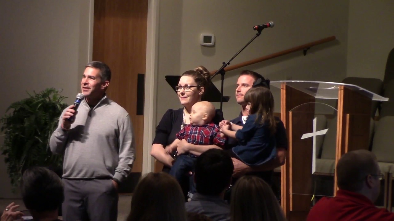 Heather and Colby Family Dedication and Baptism - YouTube