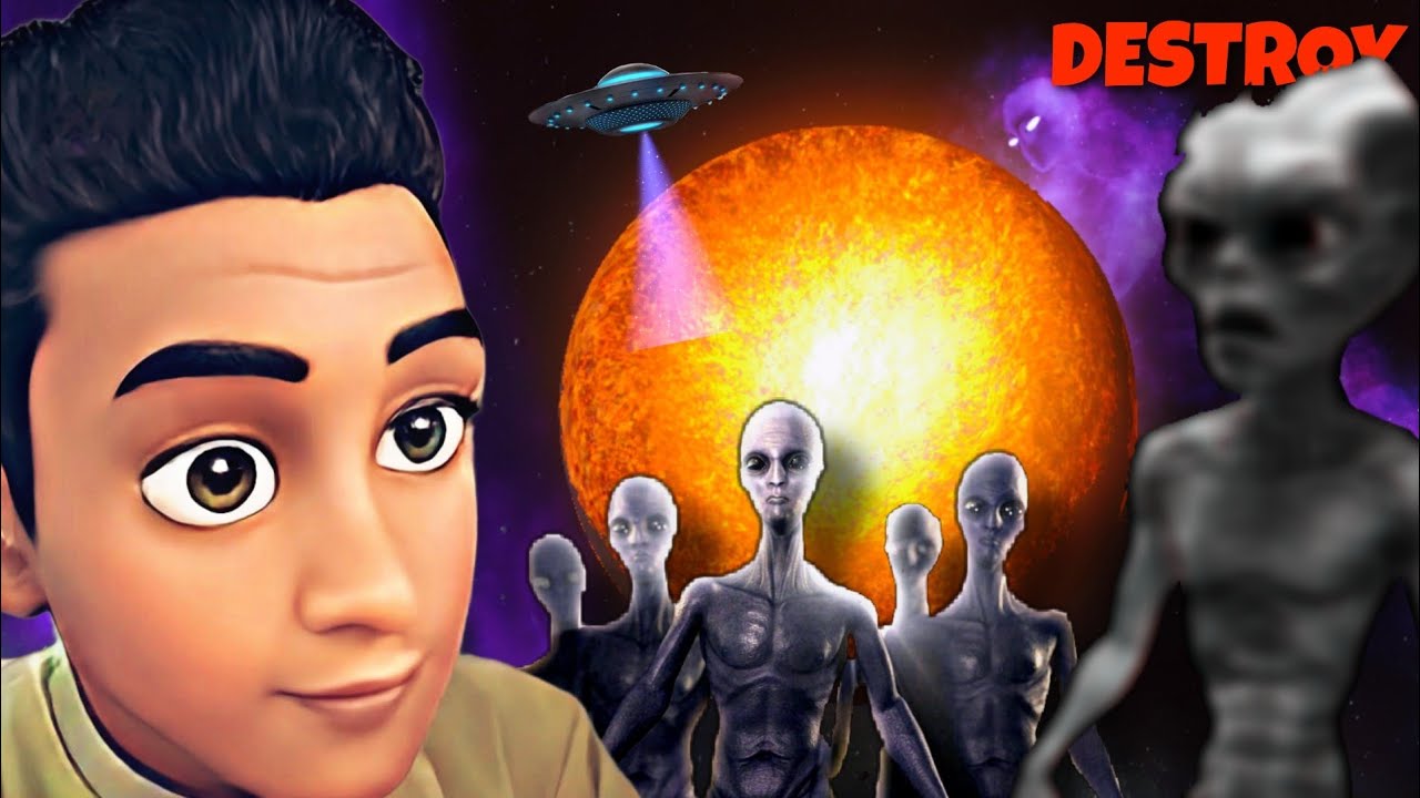DESTROYING EARTH But ALIENS ATTACKS | NEW TRICKS | - YouTube