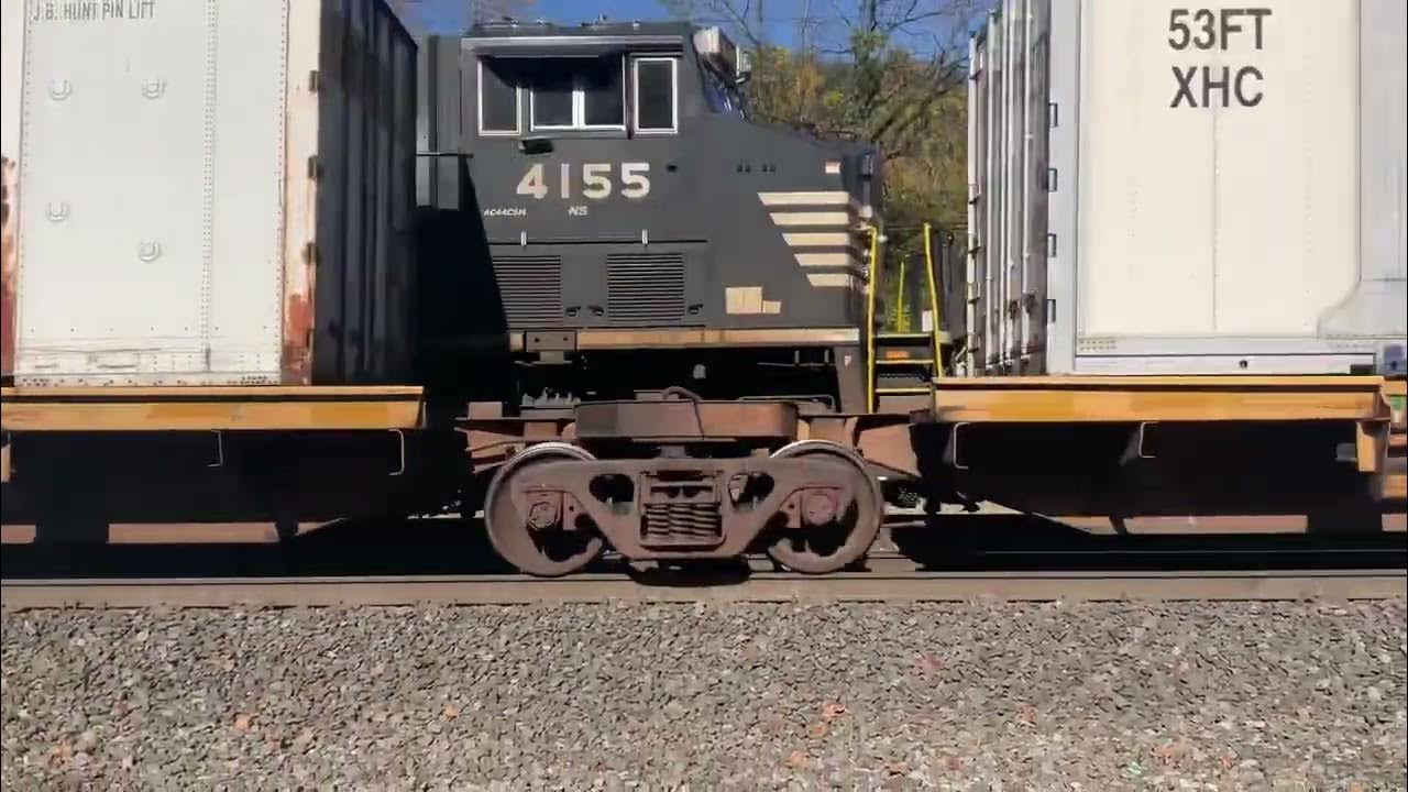 West bound ns 4234 dc to ac ac44c6m followed ns 4101 followed by ns 7688 followed by ns 4010 ...