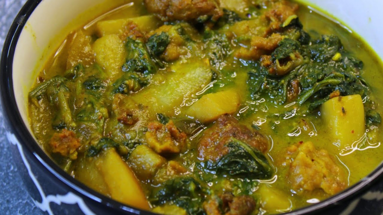 পালং শাক এইভাবে রান্না করলে এটা দিয়েই এক থালা ভাত খাওয়া হয়ে যাবে ...
