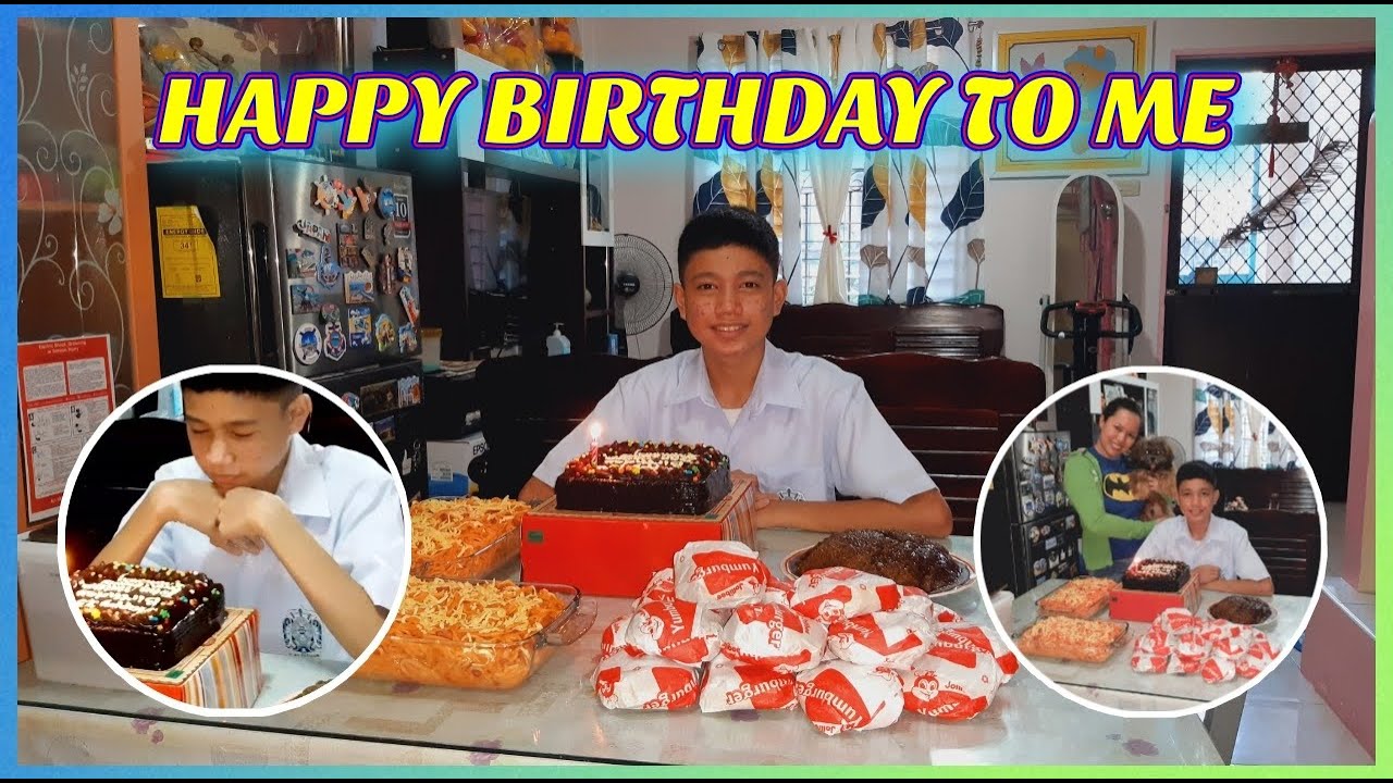 Simpleng Pagdiriwang Ng Aking Kaarawan - YouTube