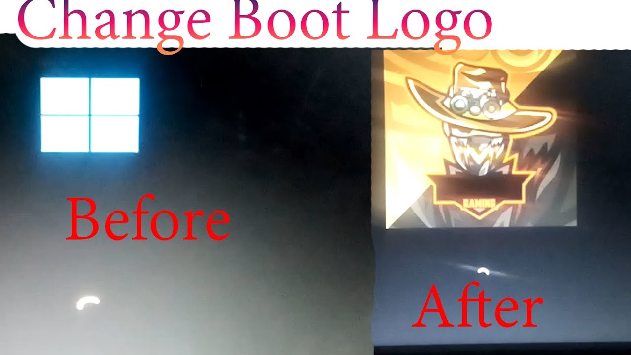 How To Change Booting Logo On Windows PC ? Easy Method - YouTube