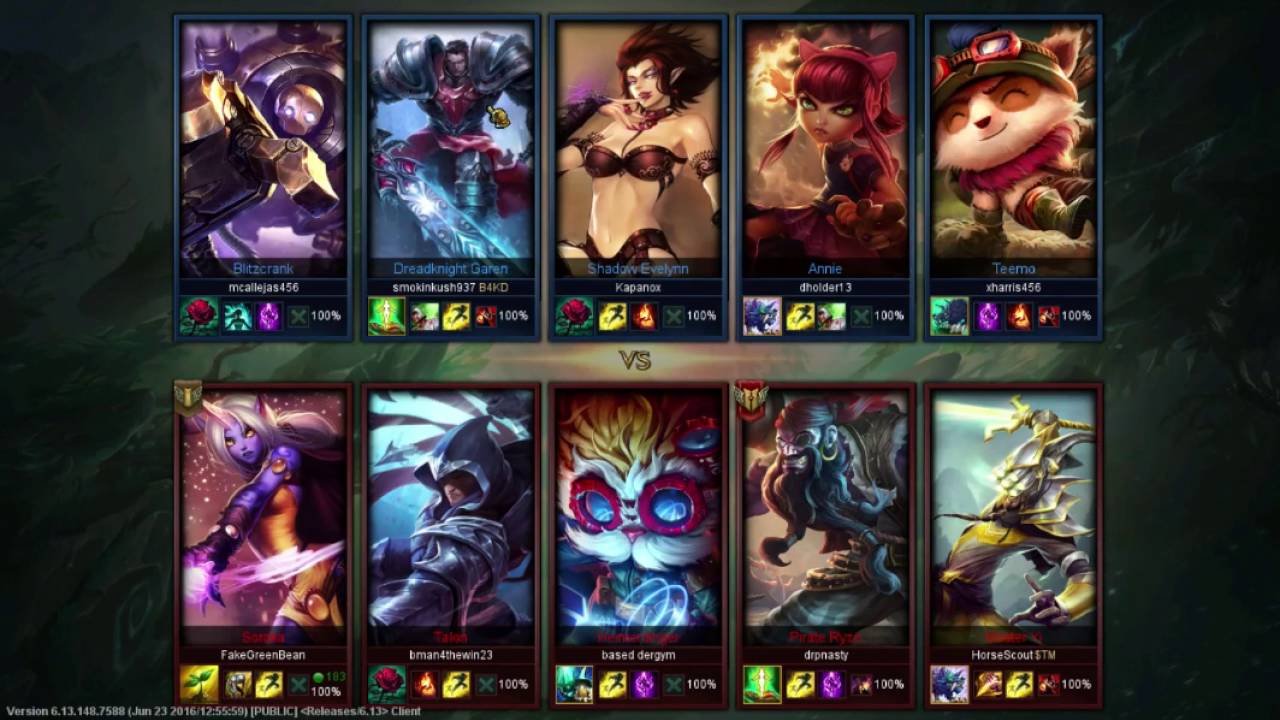 Green Stream - League of Legends sixteen to thirty - YouTube