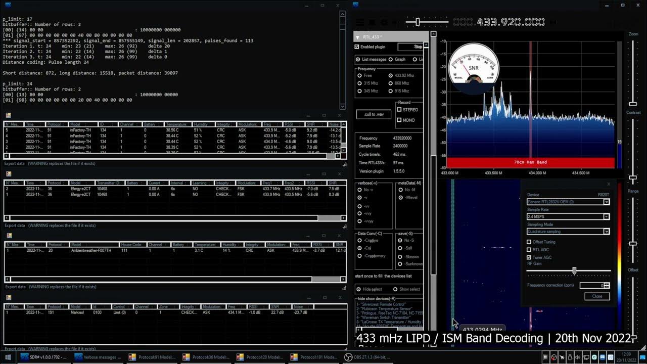Monitoring My Neighbors' Home Weather Stations With A RTL-SDR And RTL_433 - YouTube