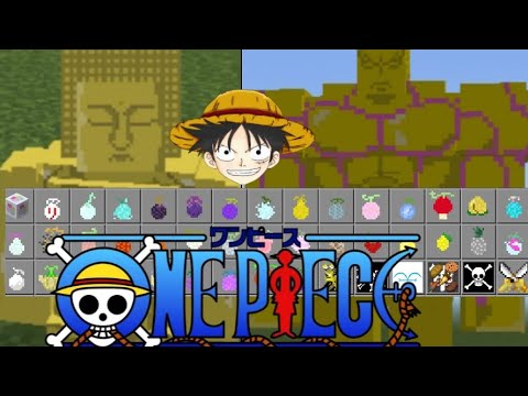 mod one piece for Minecraft bedrock (1.19+) - YouTube