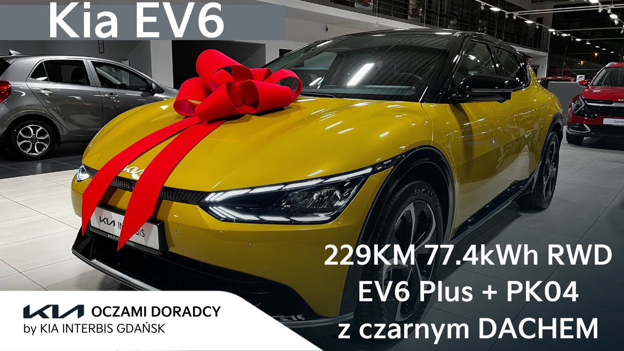 Kia EV6 [229KM 77.4kWh] wersja EV6 Plus z pakietem TECHNOLOGICZNYM ...