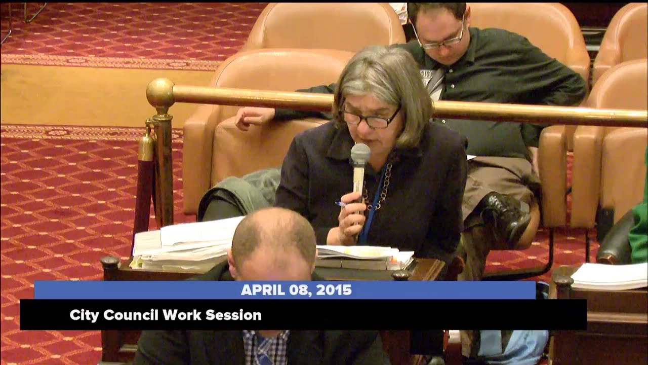 Council Work Session, April 08, 2015 - YouTube