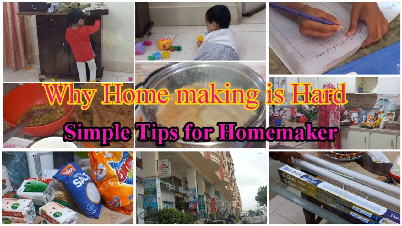 Why Home making is Hard ? Make it easy || Tips for Homemaker || Amina ...