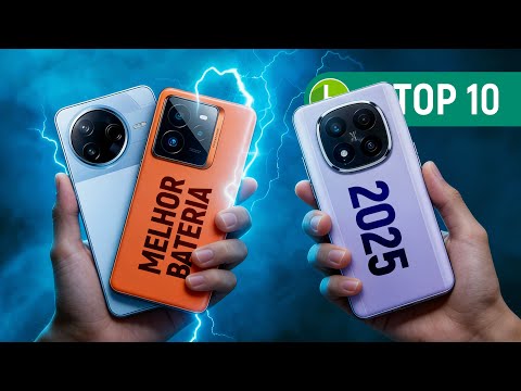 TOP 10! CELULAR com MELHOR BATERIA e RECARGA no RANKING do TUDOCELULAR (2025)
