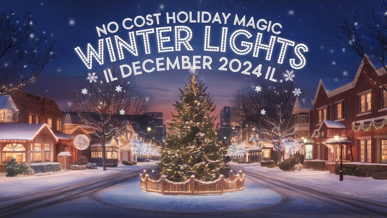 No Cost Holiday Magic Winter Christmas Lights in Oak Brook , IL - YouTube