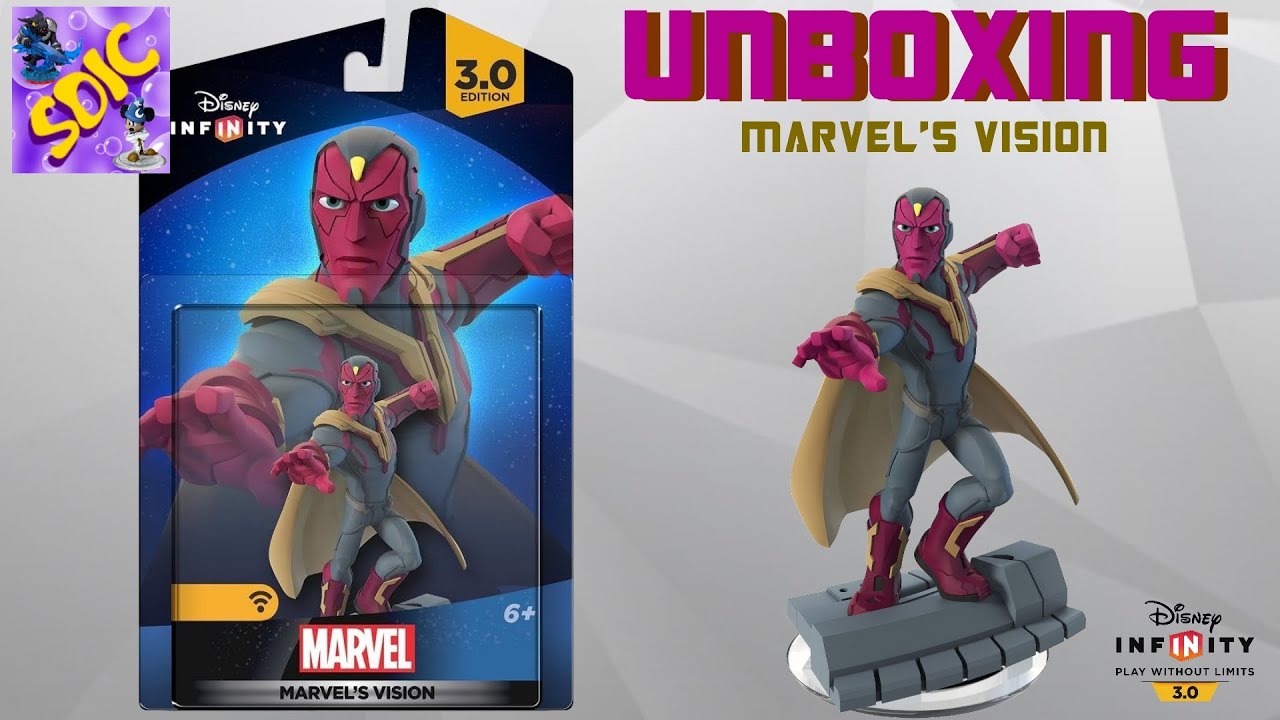 UNBOXING Disney Infinity 3.0 MARVEL'S VISION Figure MARVEL - YouTube