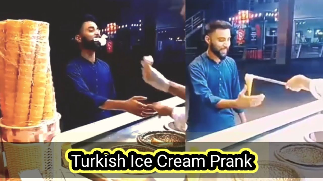 Turkish Ice Cream Prank in Karachi Port Grand - YouTube