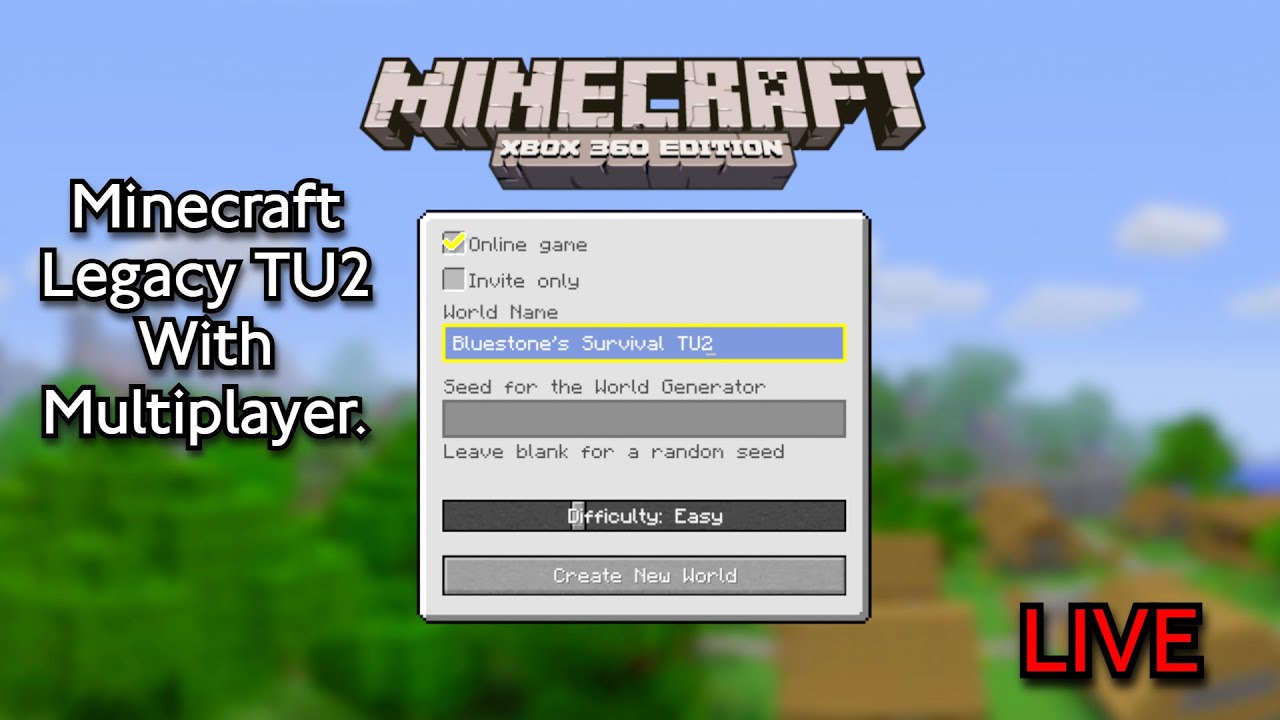 Minecraft Xbox 360 – Title Update 2 LIVE! With Multiplayer!🔥 - YouTube