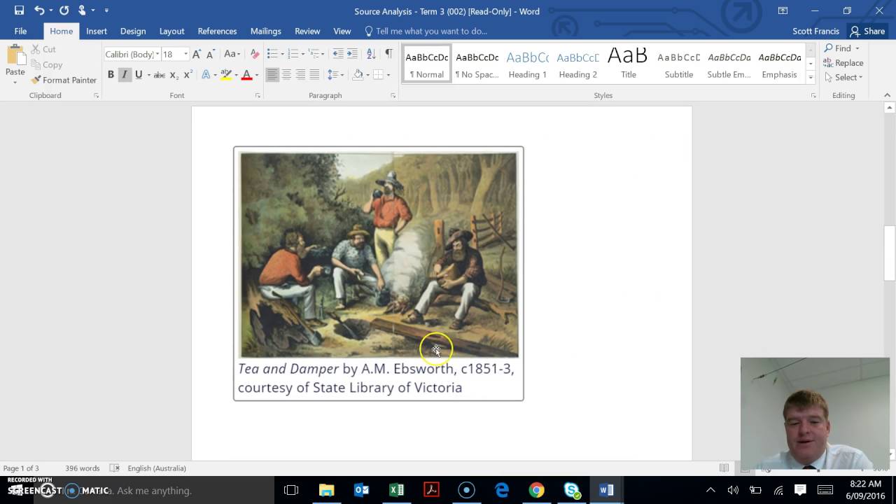 Year 9 History Source Analysis - YouTube