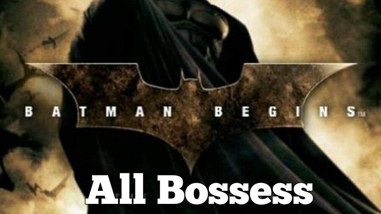 Batman Begins (video game) - ALL BOSSES + Ending (1080p 60FPS) - YouTube