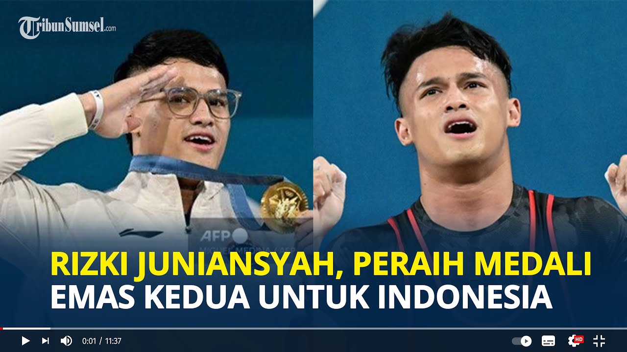 FAKTA Menarik Rizki Juniansyah Peraih Medali Emas Angkat Besi Olimpiade ...