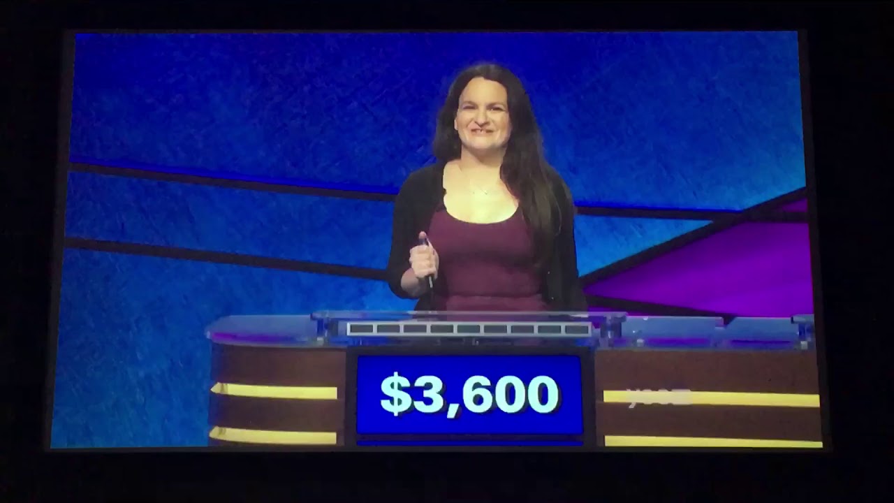 Jeopardy, Jamie Tyrrell Day 2 - 1st Daily Double (10/25/19) - YouTube