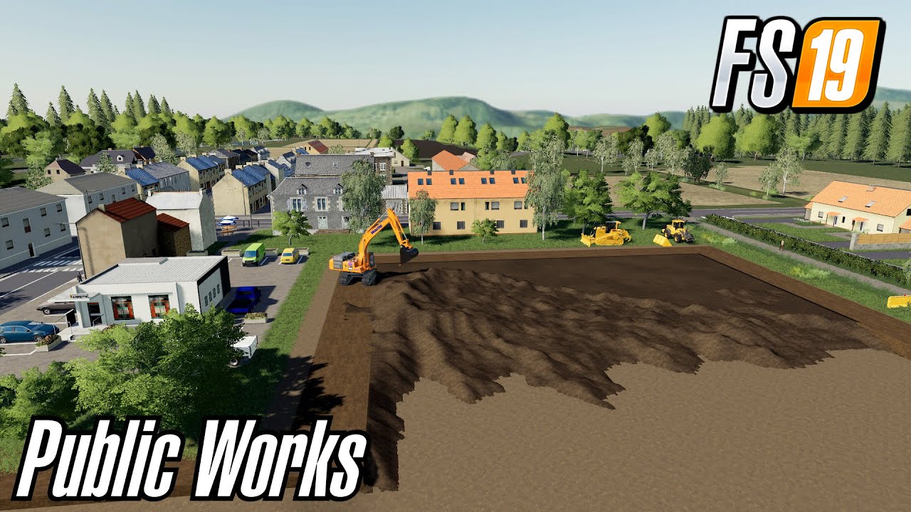 FS19 LIVE MULTIPLAYER PUBLIC WORKS TCBO MINING PROJECT FARMING ...