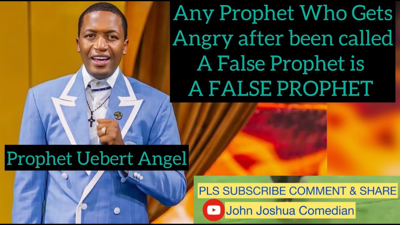 Prophet Uebert Angel: Any Prophets Who Get Angry After been called ...