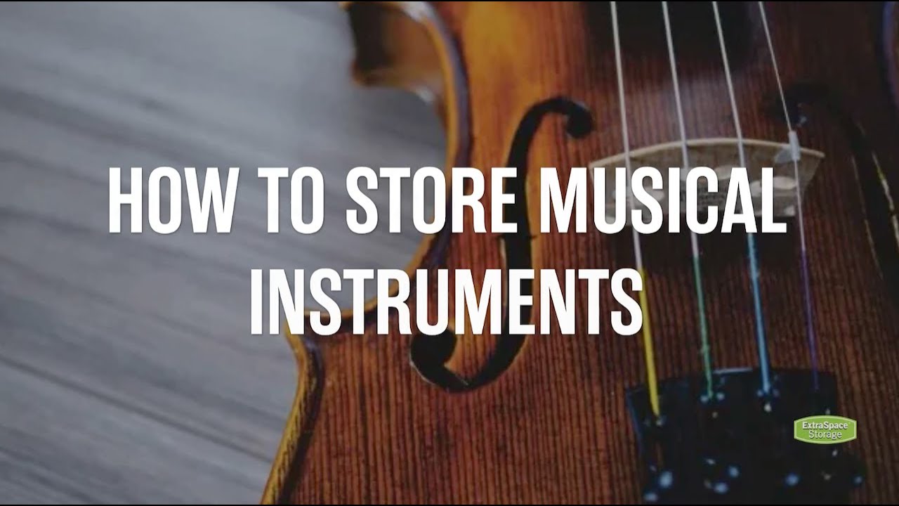 How to Store Musical Instruments - YouTube