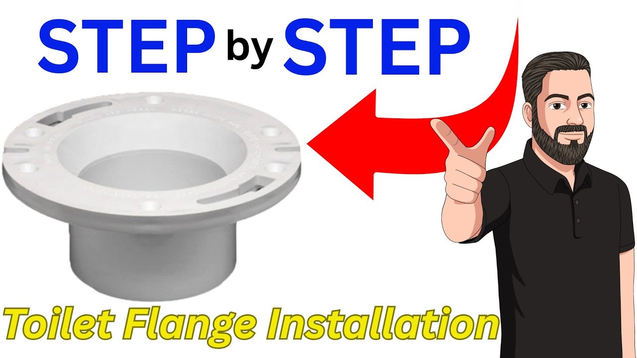 How to Install a Toilet Flange on a Tile Floor (Step-by-Step with Pro ...