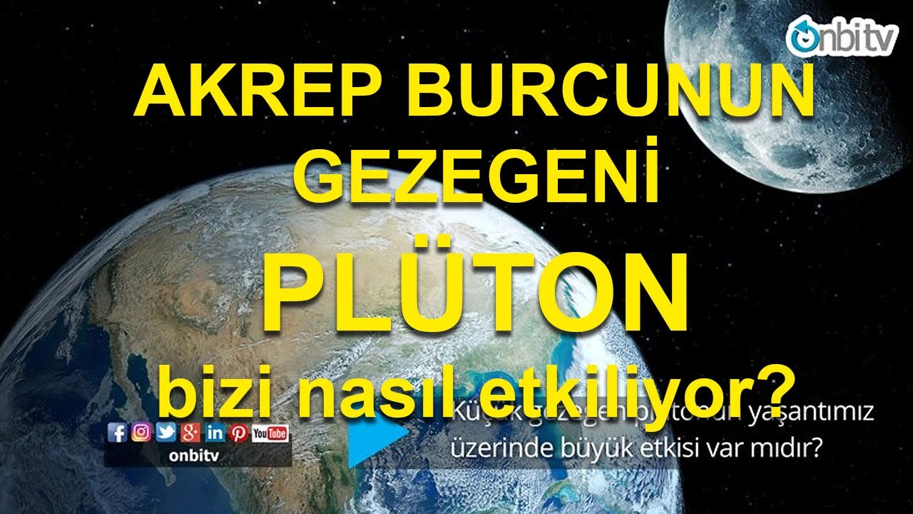 Akrep burcunun gezegeni Plüton'un hayatımızda etkileri neler? #akrep # ...