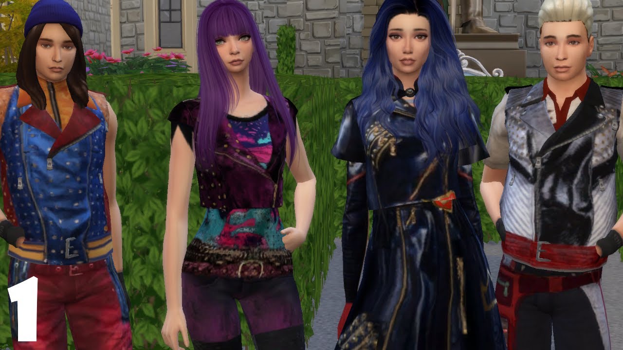 Ways to be Wicked 🍎 I Sims 4 Descendants 2 the series [EP 1] I Rebeccas ...