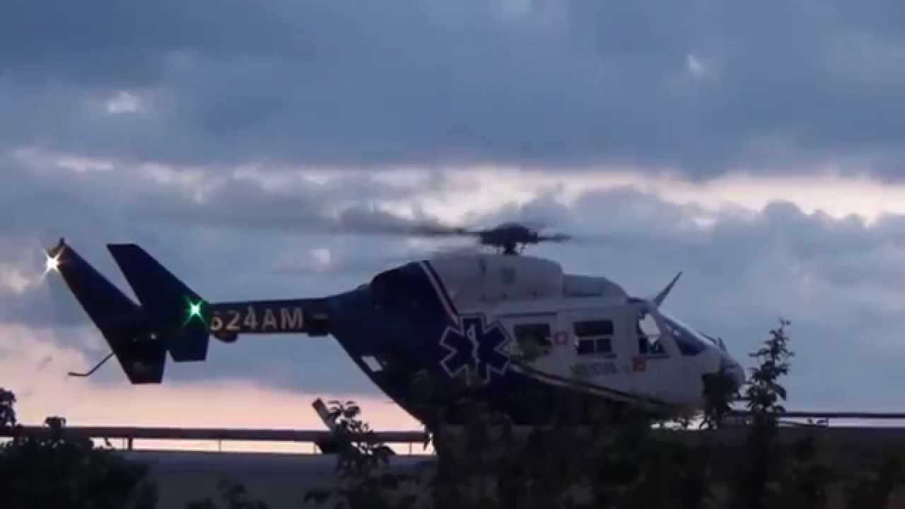 Conemaugh MedSTAR 1 N624AM Taking Off From Allegheny General Hospital ...
