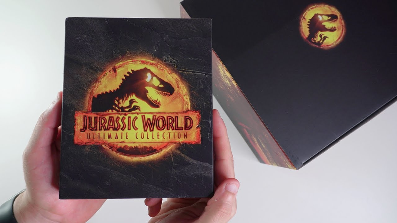 Unboxing Jurassic World Ultimate Collection! - 6 Movies & Sculpture ...