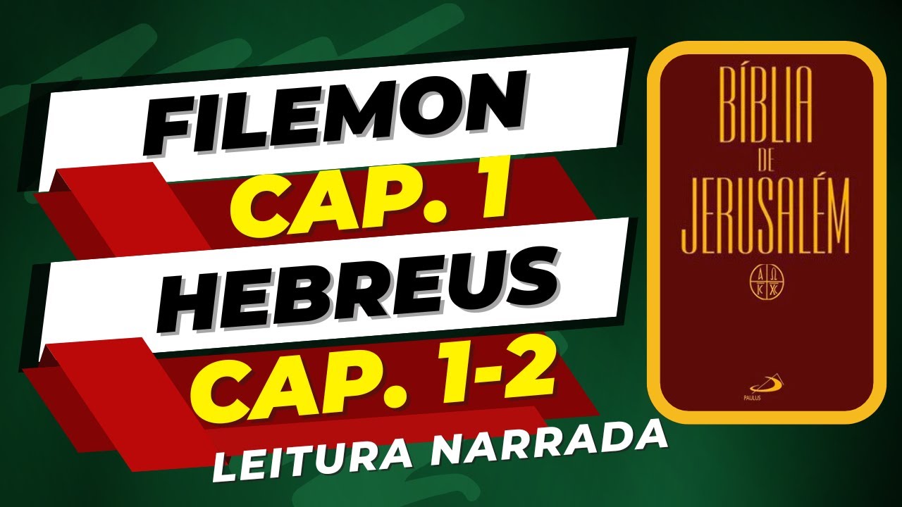 05/03/25 - Leitura Completa da Bíblia de Jerusalém /// Filemon e ...