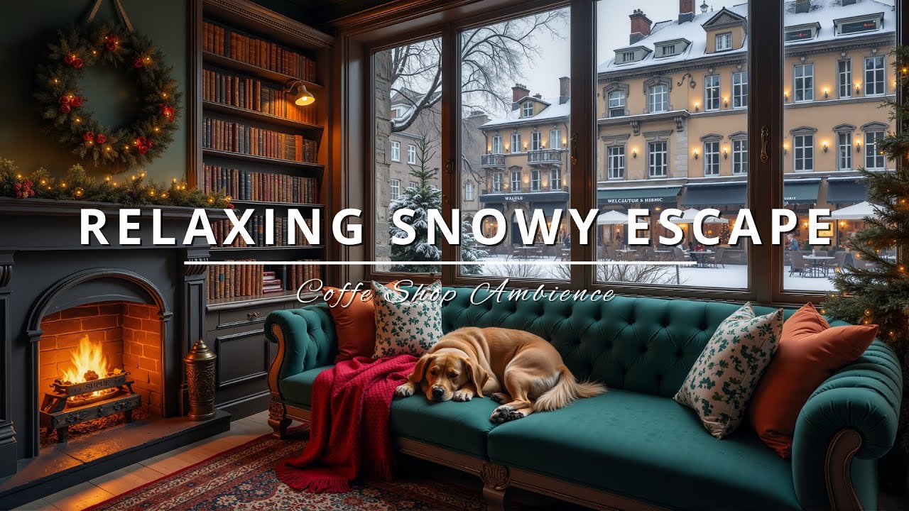 Cozy Winter Relaxation: Enjoy a Warm Fireplace and Snowy Views in Your ...