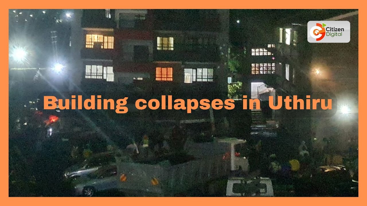 BREAKING NEWS | Building collapses in Uthiru - YouTube