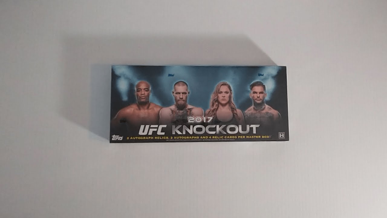 Opening Topps UFC #26 : 2017 Knockout - YouTube