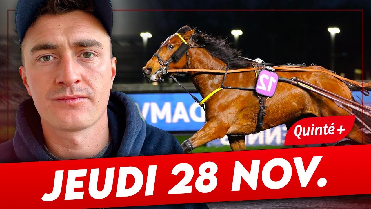 Pronostic Quinté JEUDI 28 NOVEMBRE 🍀 - Pronostic Quinté du Jour - YouTube