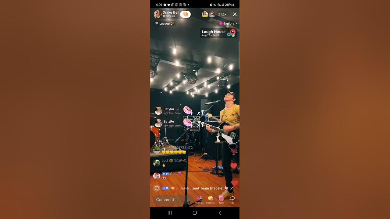 Drake Bell Tik Tok Live Reherals September 4th, 2024 - YouTube