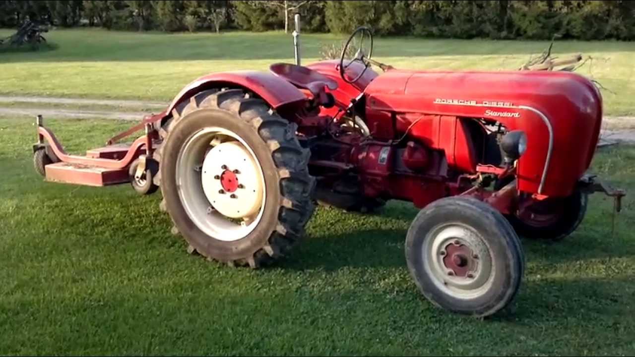 First start of the season - Porsche Diesel Standard - YouTube