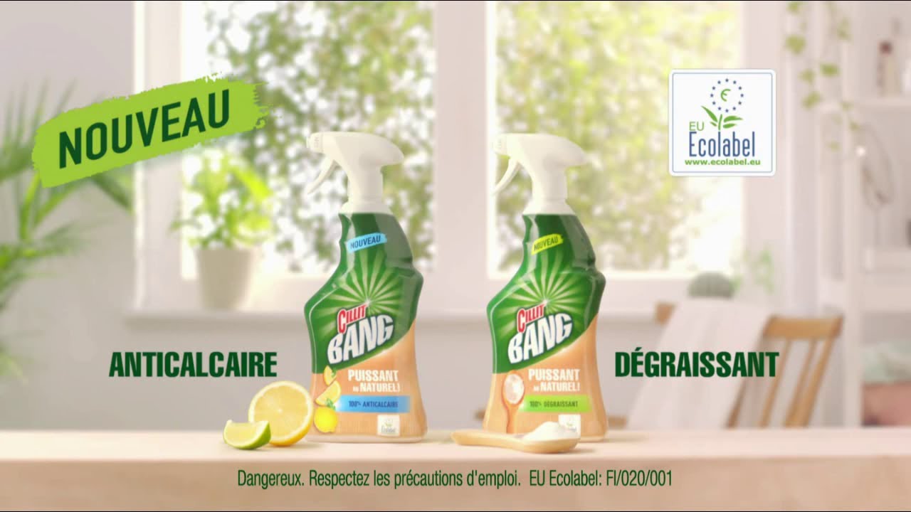 Nouveau Cillit Bang Puissant au Naturel "recommandé par 98% des ...