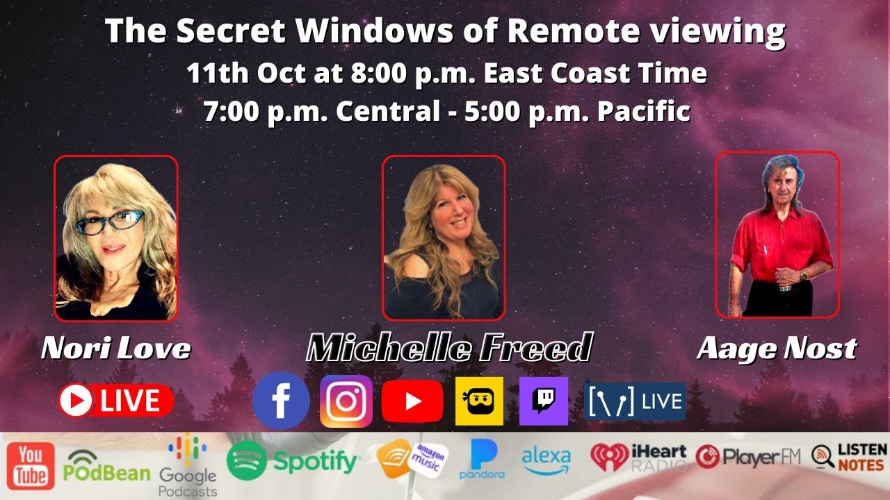 The Secret Windows of Remote viewing - YouTube