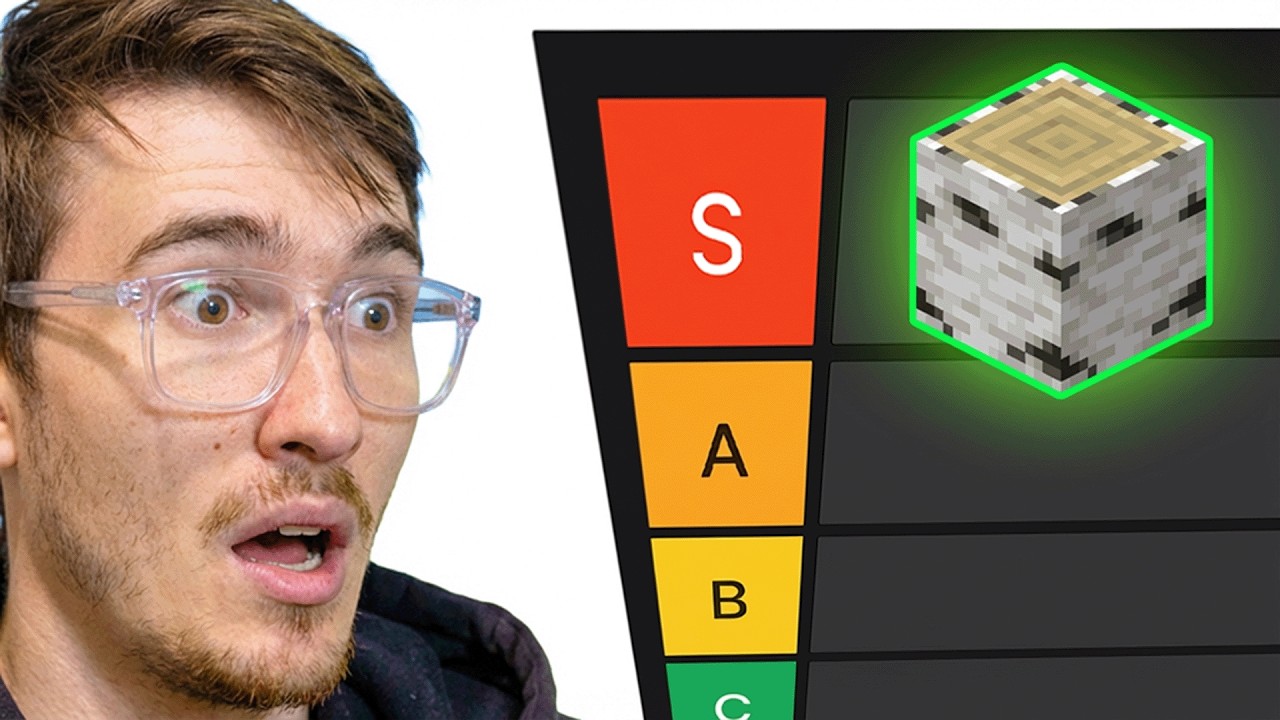 The Ultimate Minecraft Block Tier List - YouTube