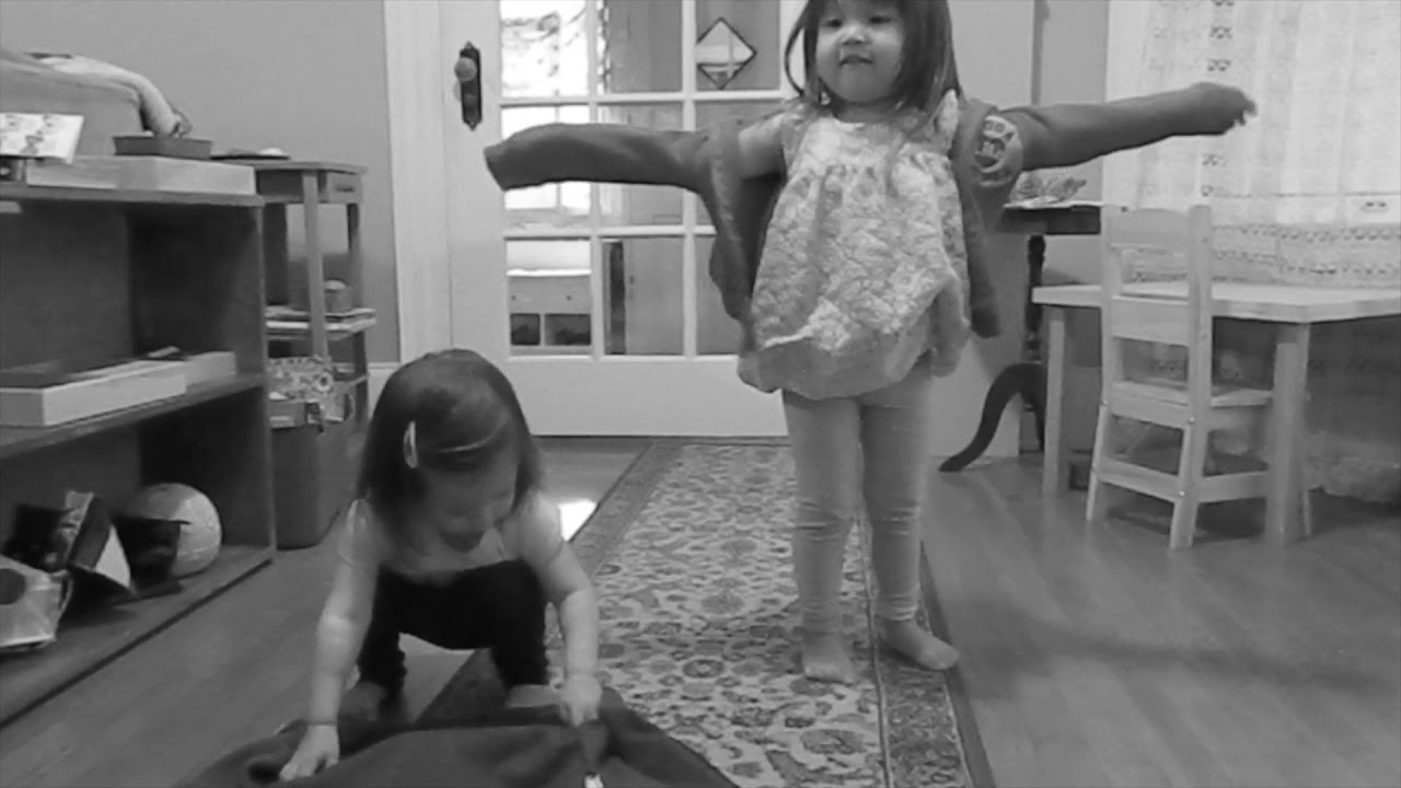 The Toddler Coat Flip | MOMtessoriLife com - YouTube