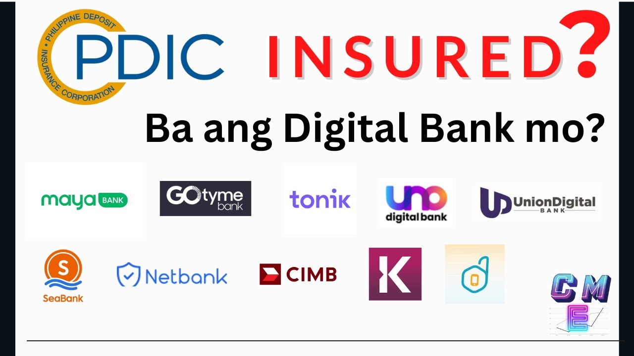 PDIC INSURED ba and Digital bank MO? - YouTube