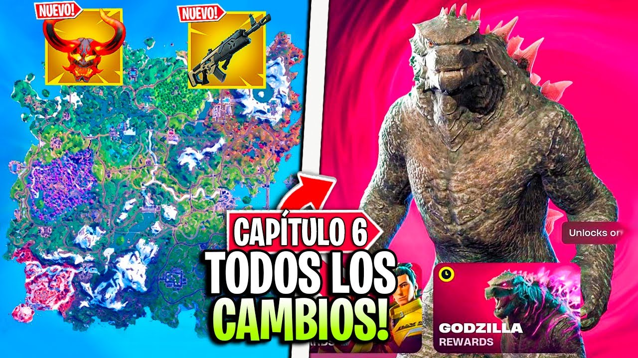 *Fortnite CAPÍTULO 6 Está AQUÍ🔥| Todos los CAMBIOS & NOVEDADES (Armas ...