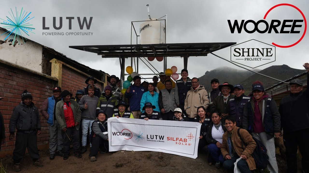 LUTW x Wooree - Shine Project provides electricity to a rural health ...