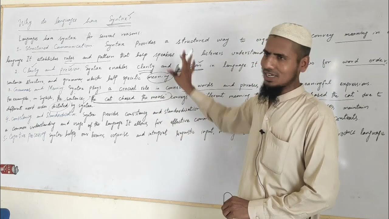 Why do Languages have Syntax? || Importance of Syntax - YouTube