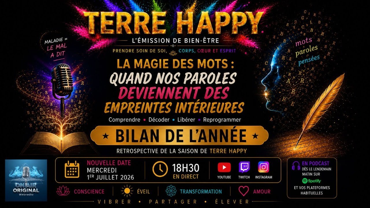 TERRE HAPPY I VOTRE RENDEZ-VOUS BIEN-ÊTRE DE LA SEMAINE - YouTube