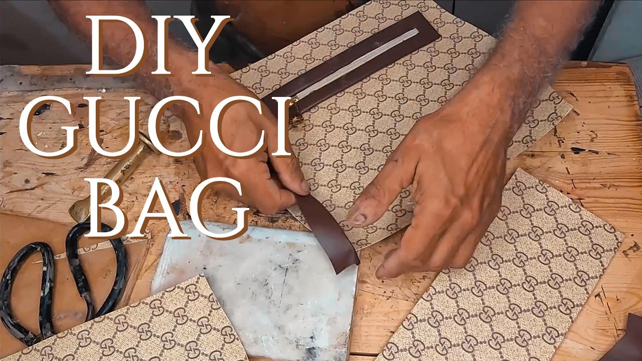 Transforming a Regular Bag into a Gucci-Inspired Masterpiece - YouTube