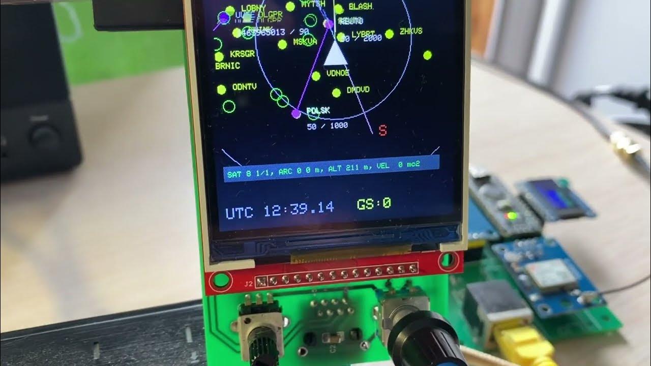 Испытания прототипа Навигационного дисплея. Видео 2. #aviation #arduino ...
