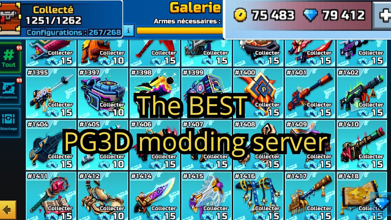 THE BEST PG3D MODDING SERVER, 10€ MAXED ACCOUNT LINK IN COMMENT - YouTube
