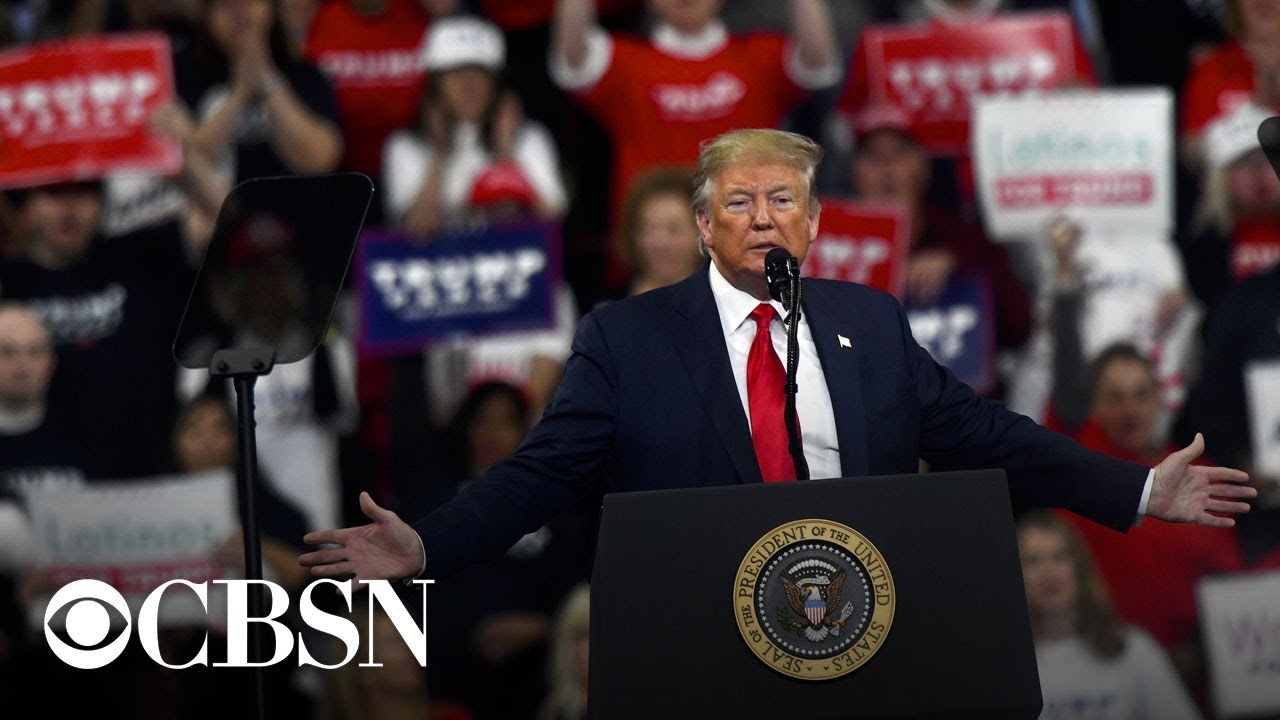 Watch live: Trump holds rally in New Hampshire a day before the primary ...